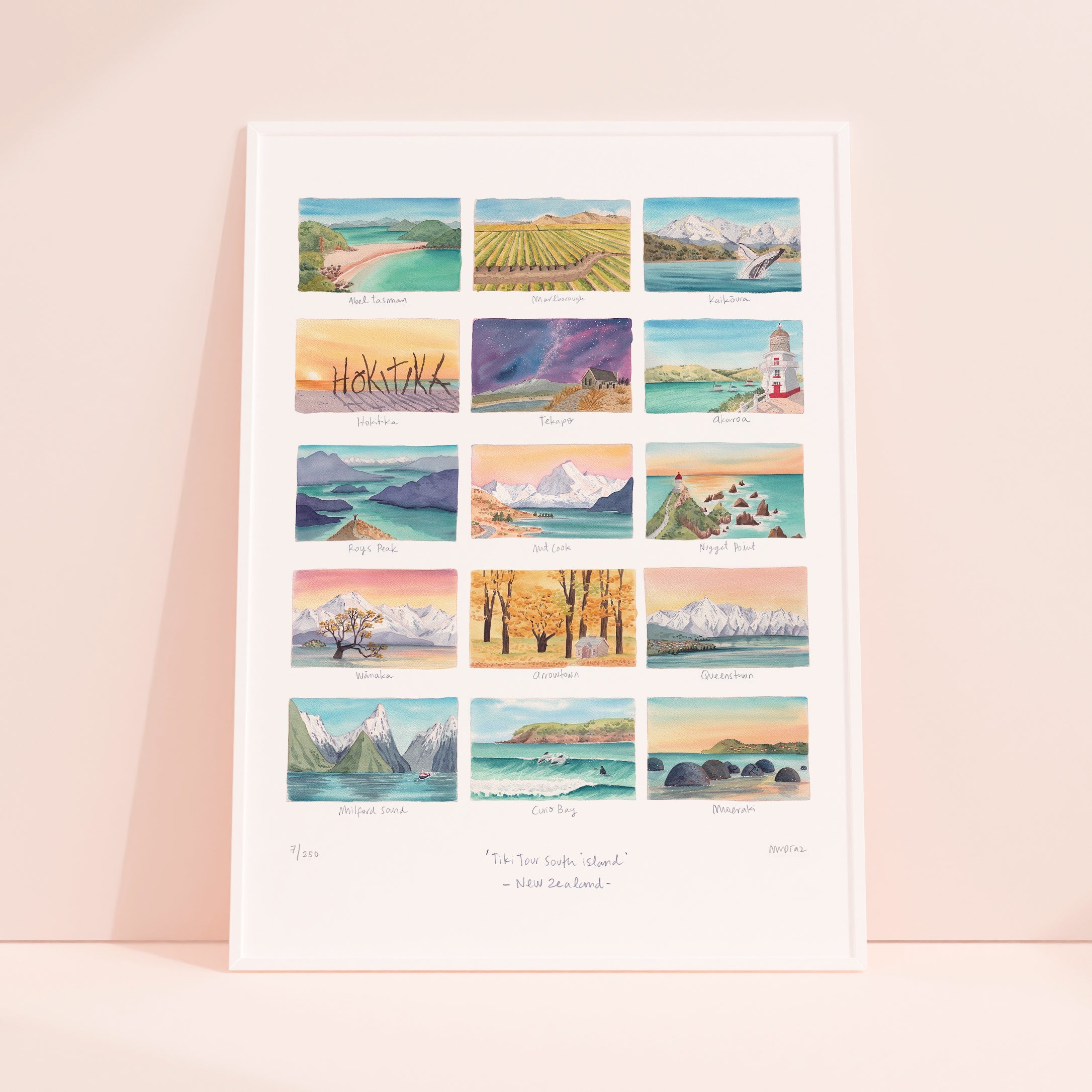Limited Edition Watercolour art – Drawing the Way