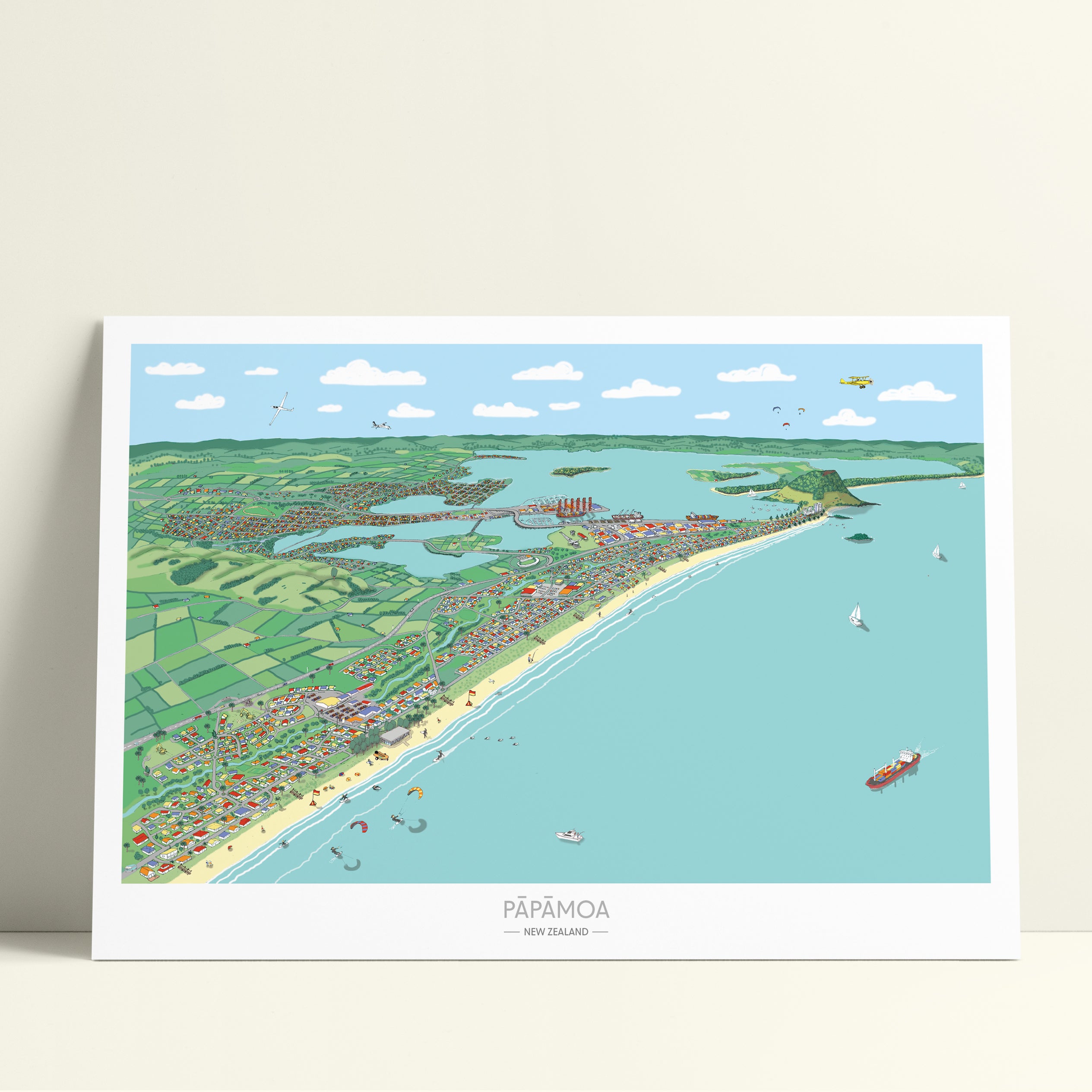 Pāpāmoa map – Drawing the Way