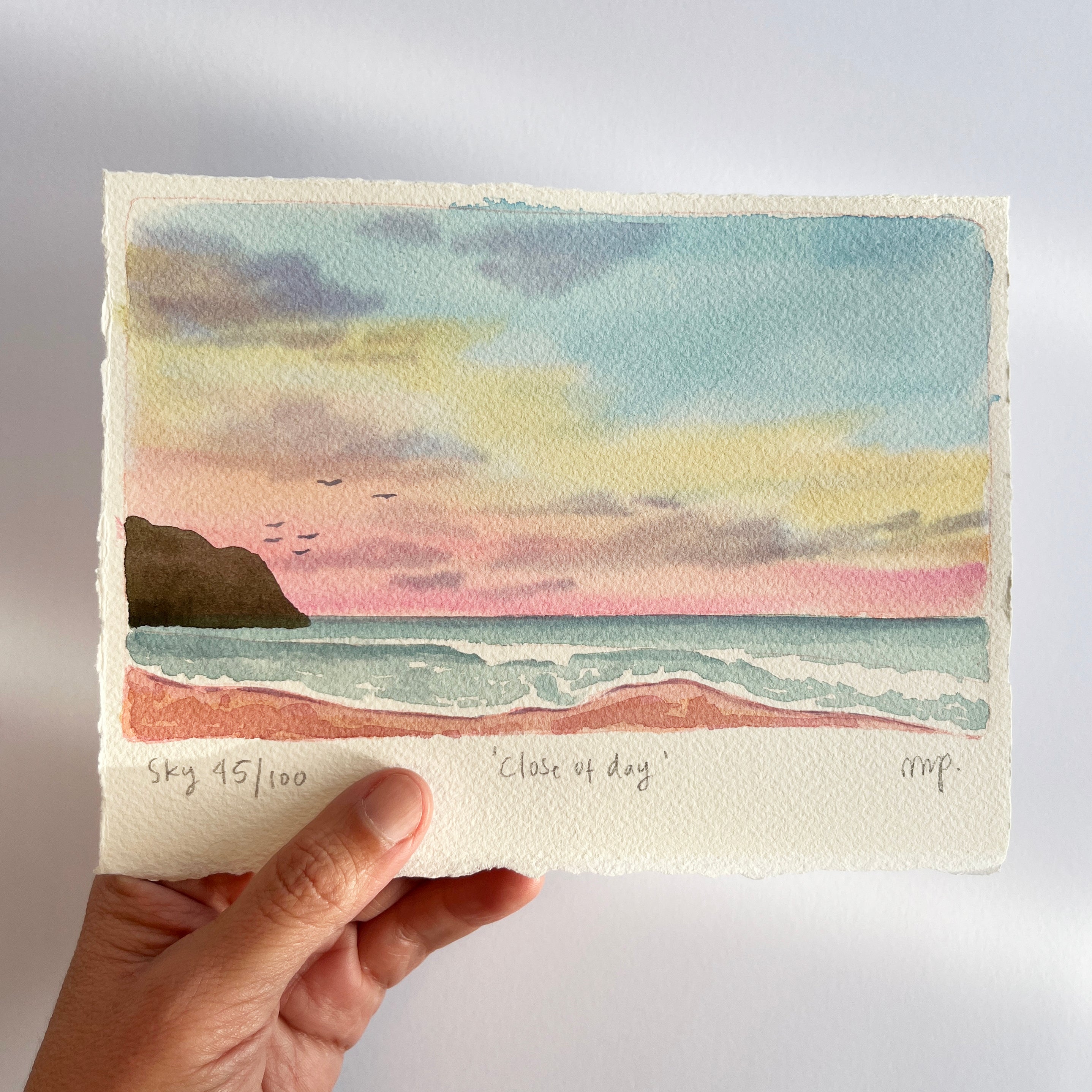 ORIGINAL Skyscape 45/100 – Drawing the Way