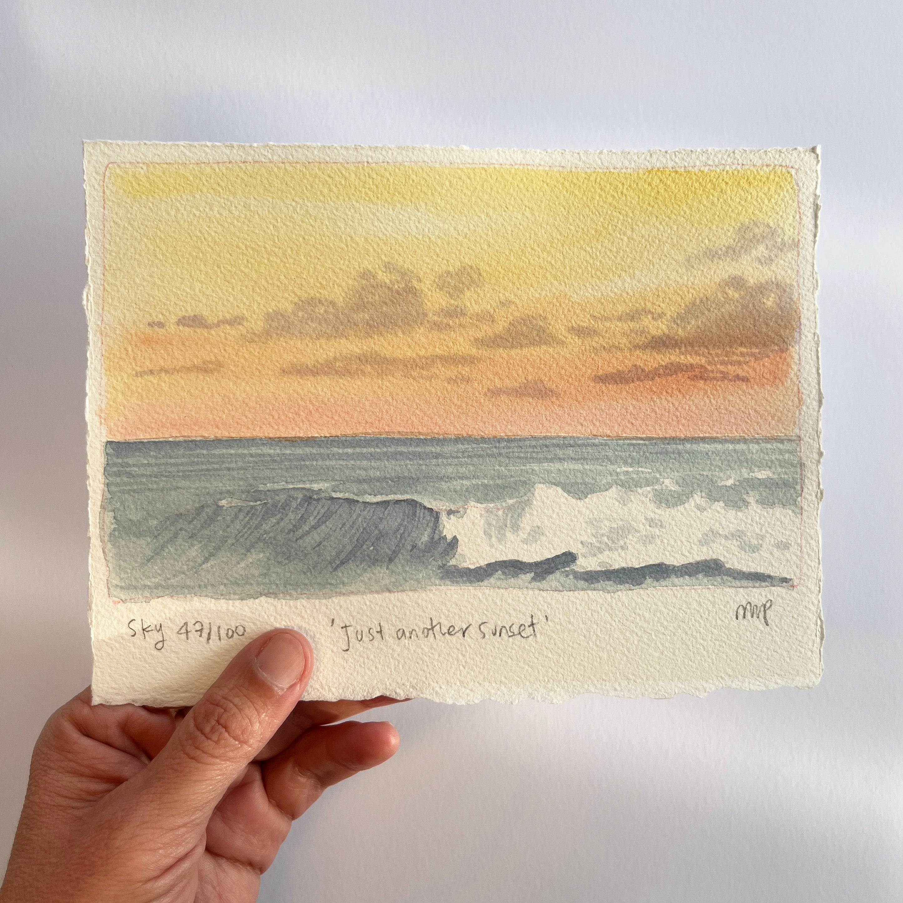ORIGINAL Skyscape 47/100 – Drawing the Way