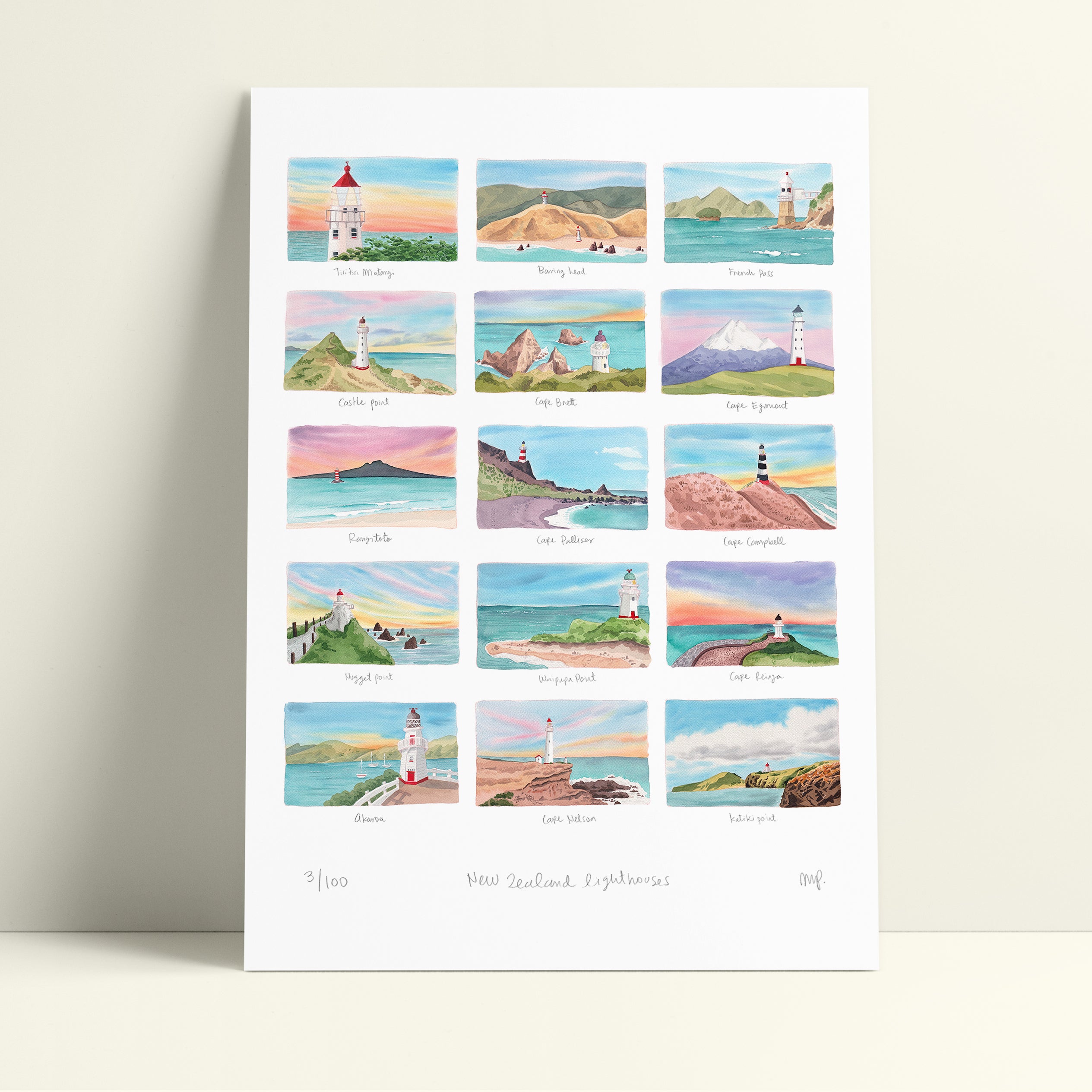 New Zealand Lighthouses – Drawing the Way