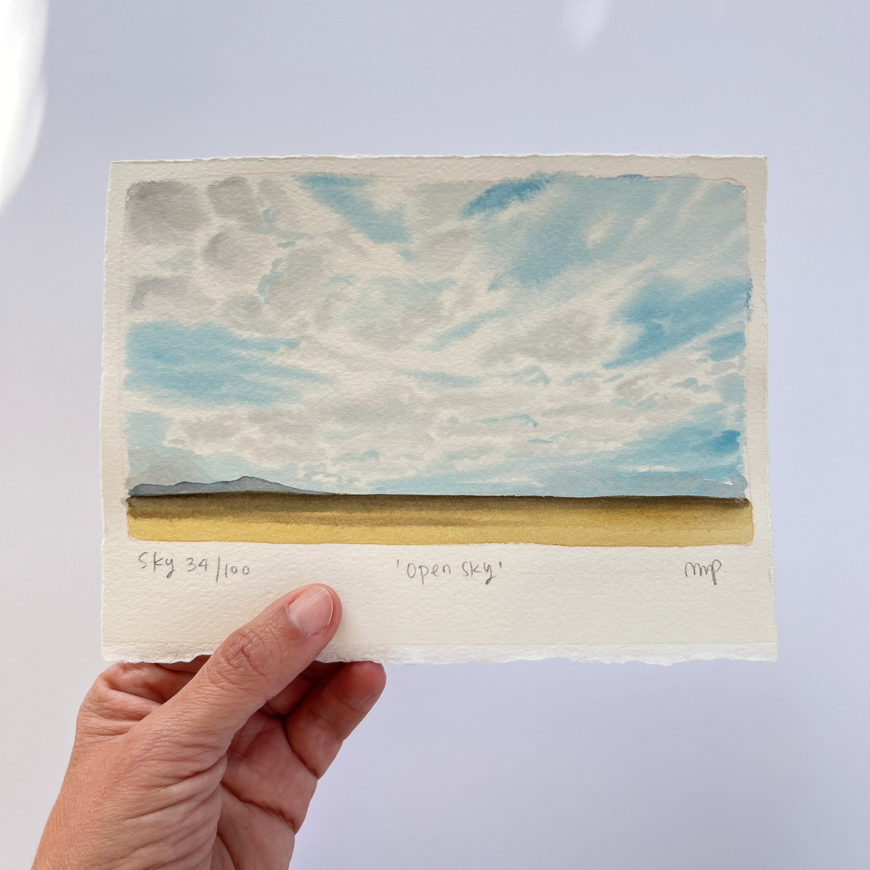 ORIGINAL Skyscape 34/100 – Drawing the Way