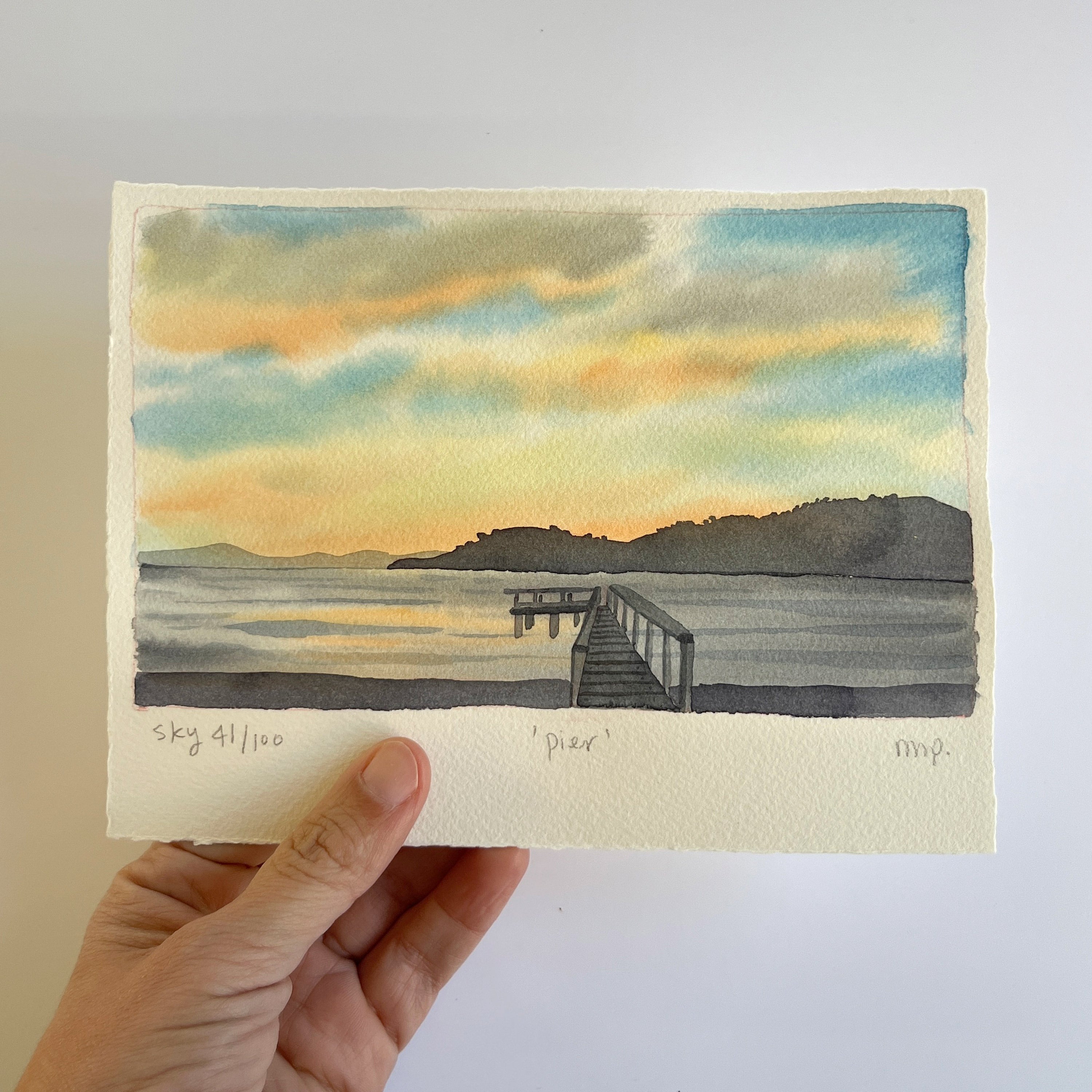 ORIGINAL Skyscape 43/100 – Drawing the Way