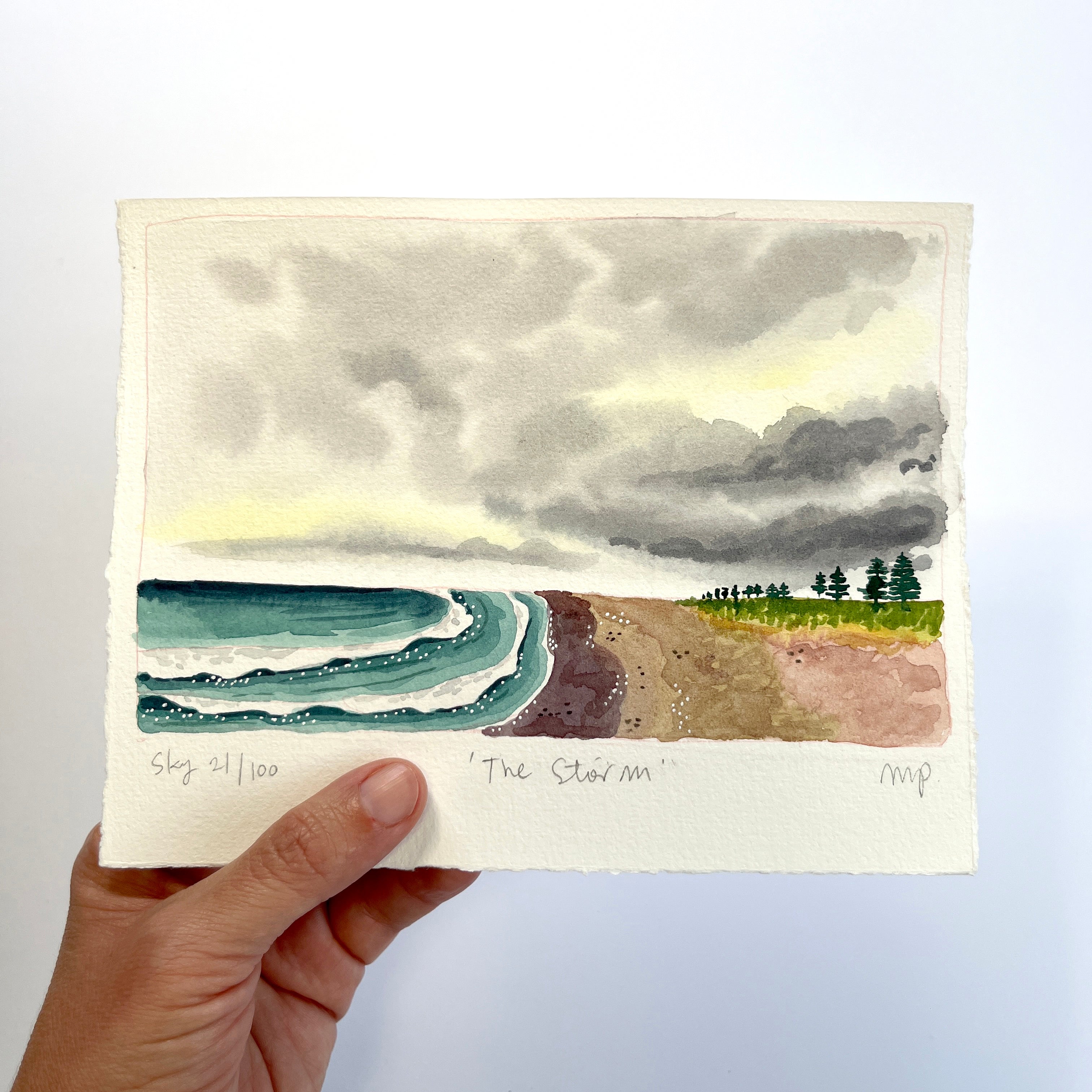 ORIGINAL Skyscape 21/100 – Drawing the Way