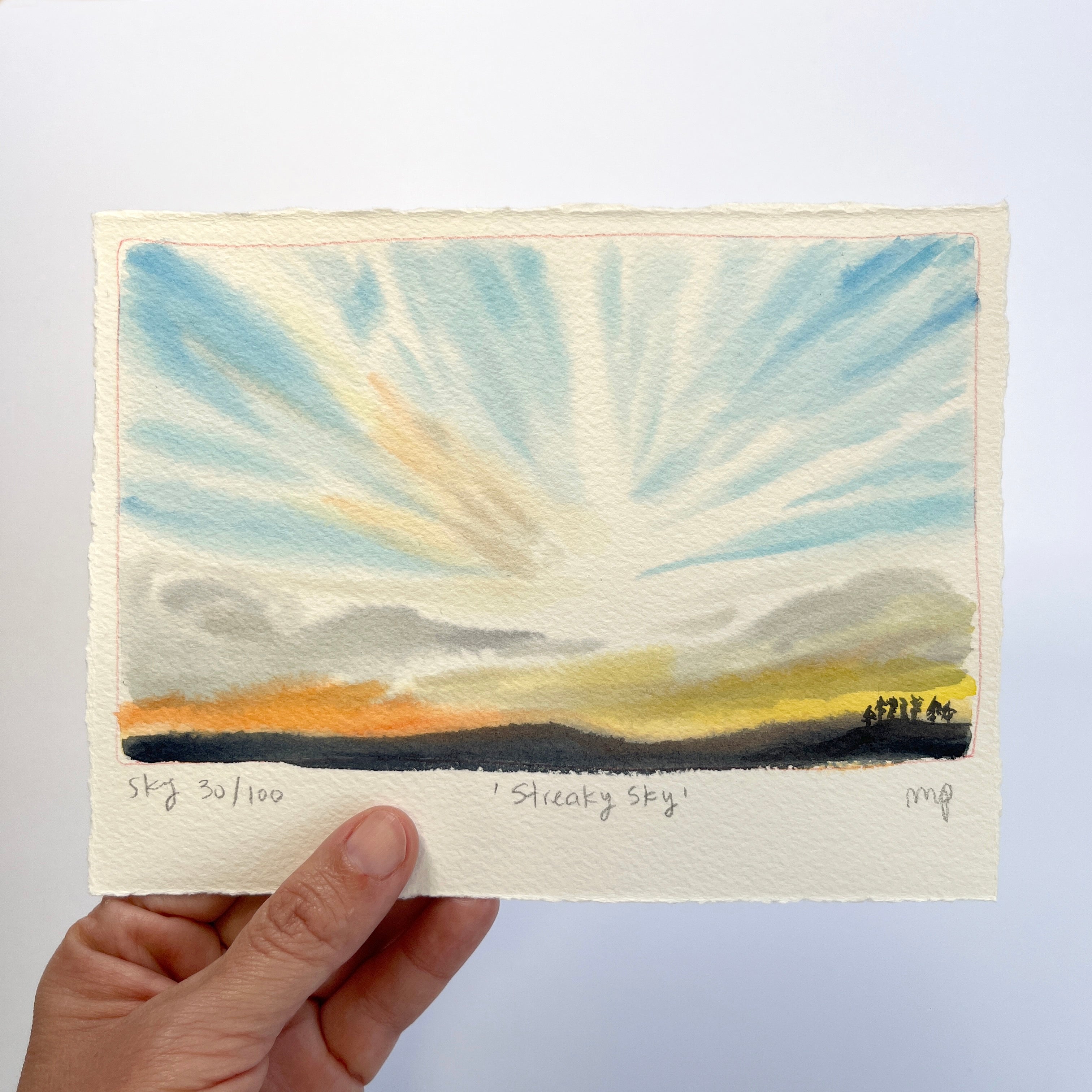 ORIGINAL Skyscape 30/100 – Drawing the Way