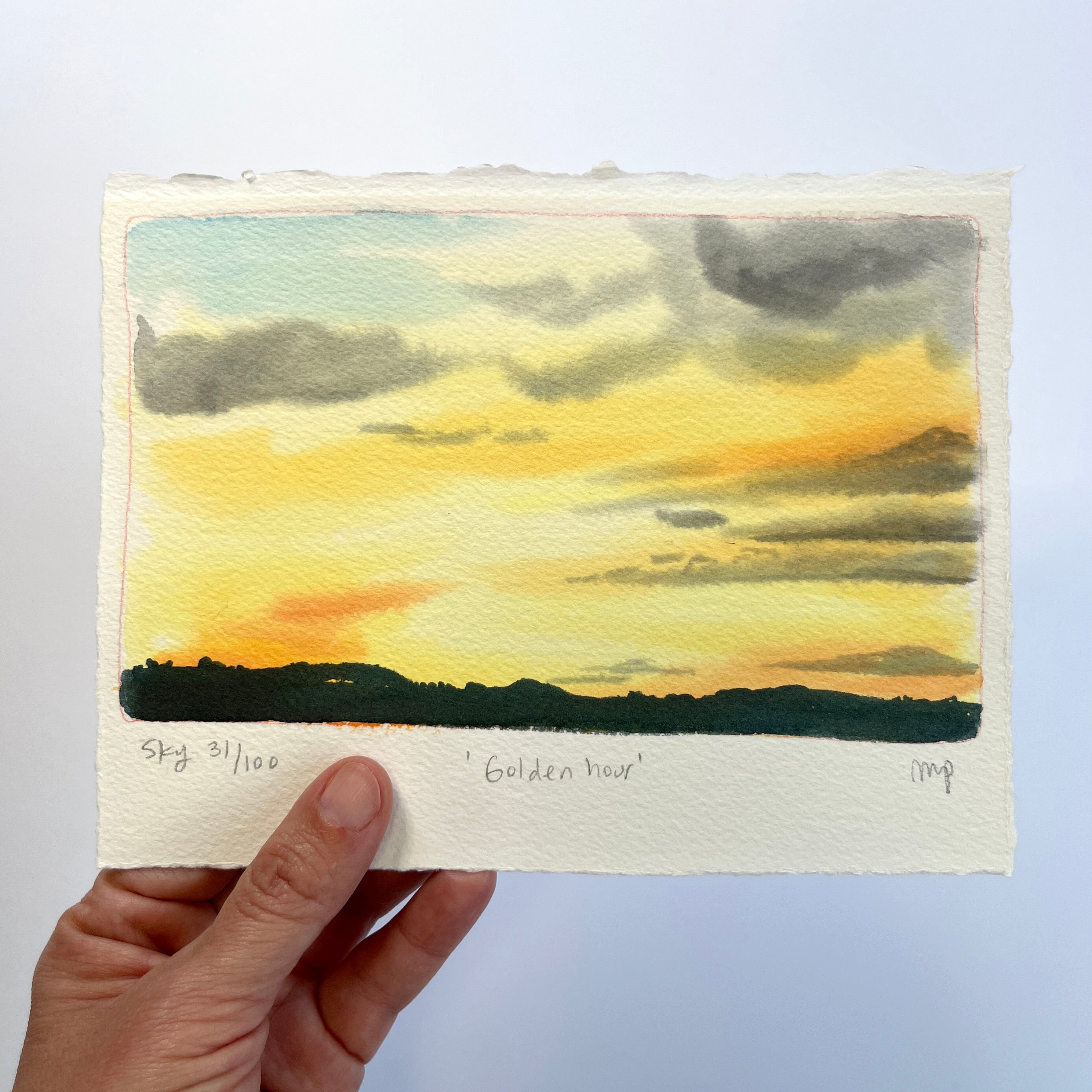 ORIGINAL Skyscape 31/100 – Drawing the Way