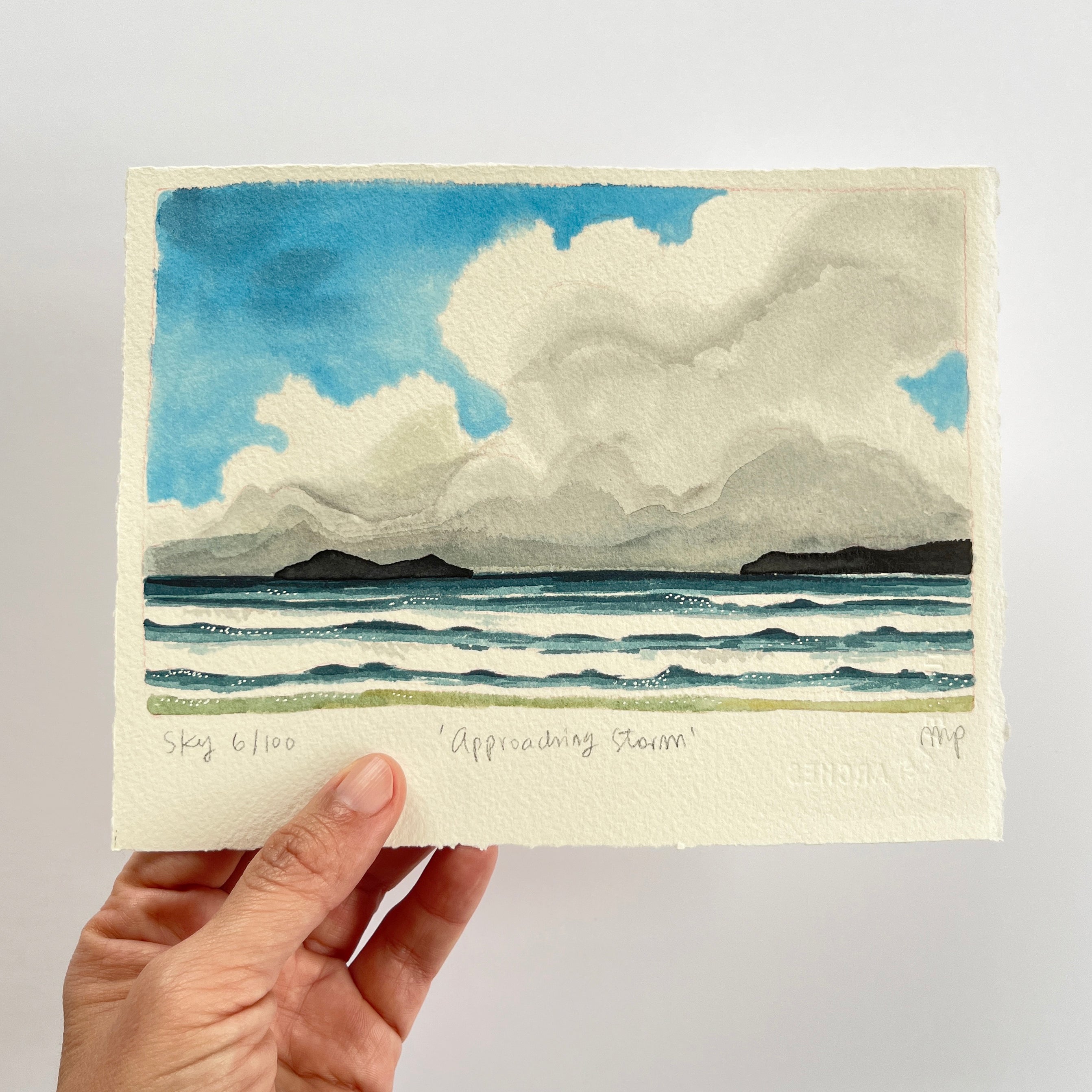 ORIGINAL Skyscape 6/100 – Drawing the Way