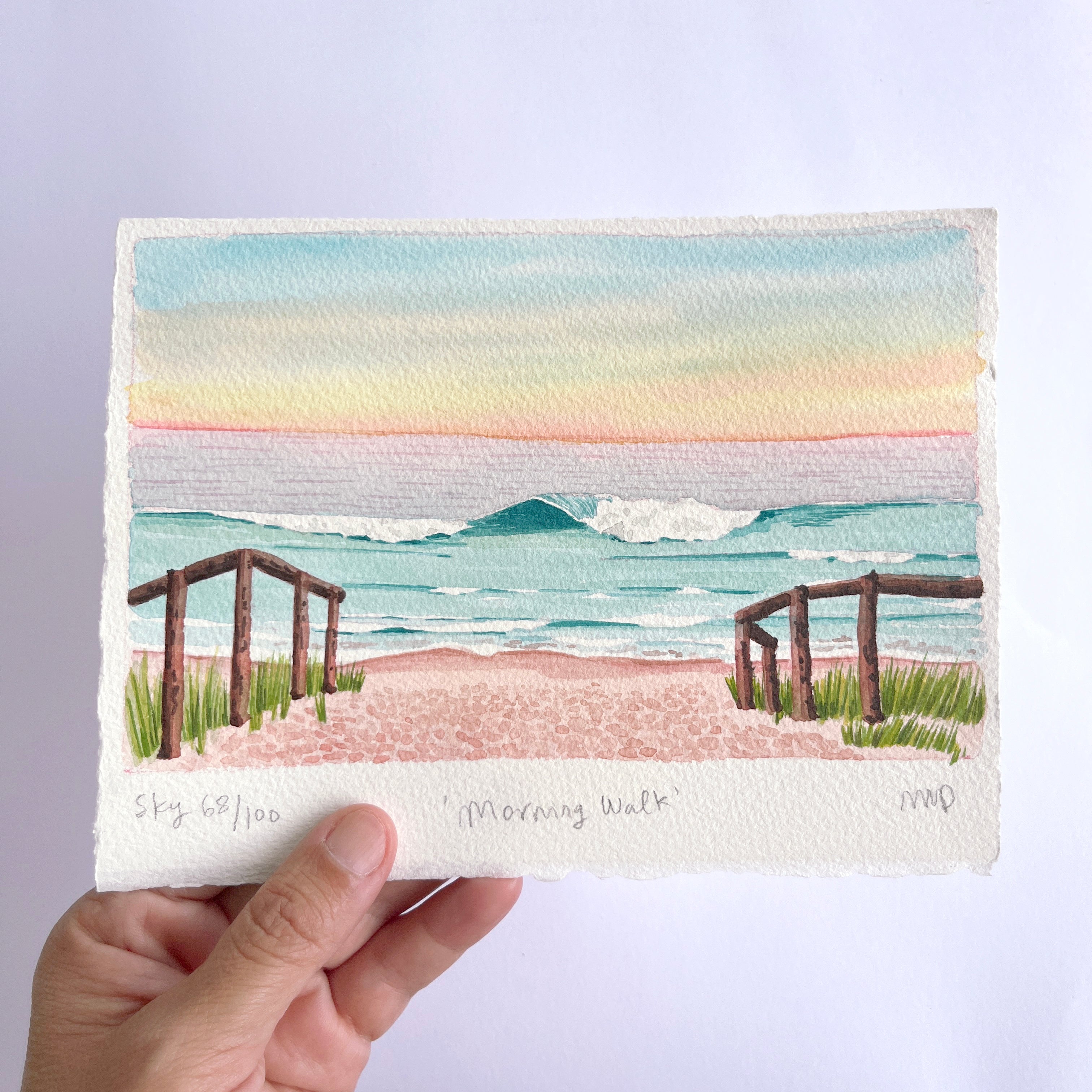 ORIGINAL Skyscape 68/100 – Drawing the Way