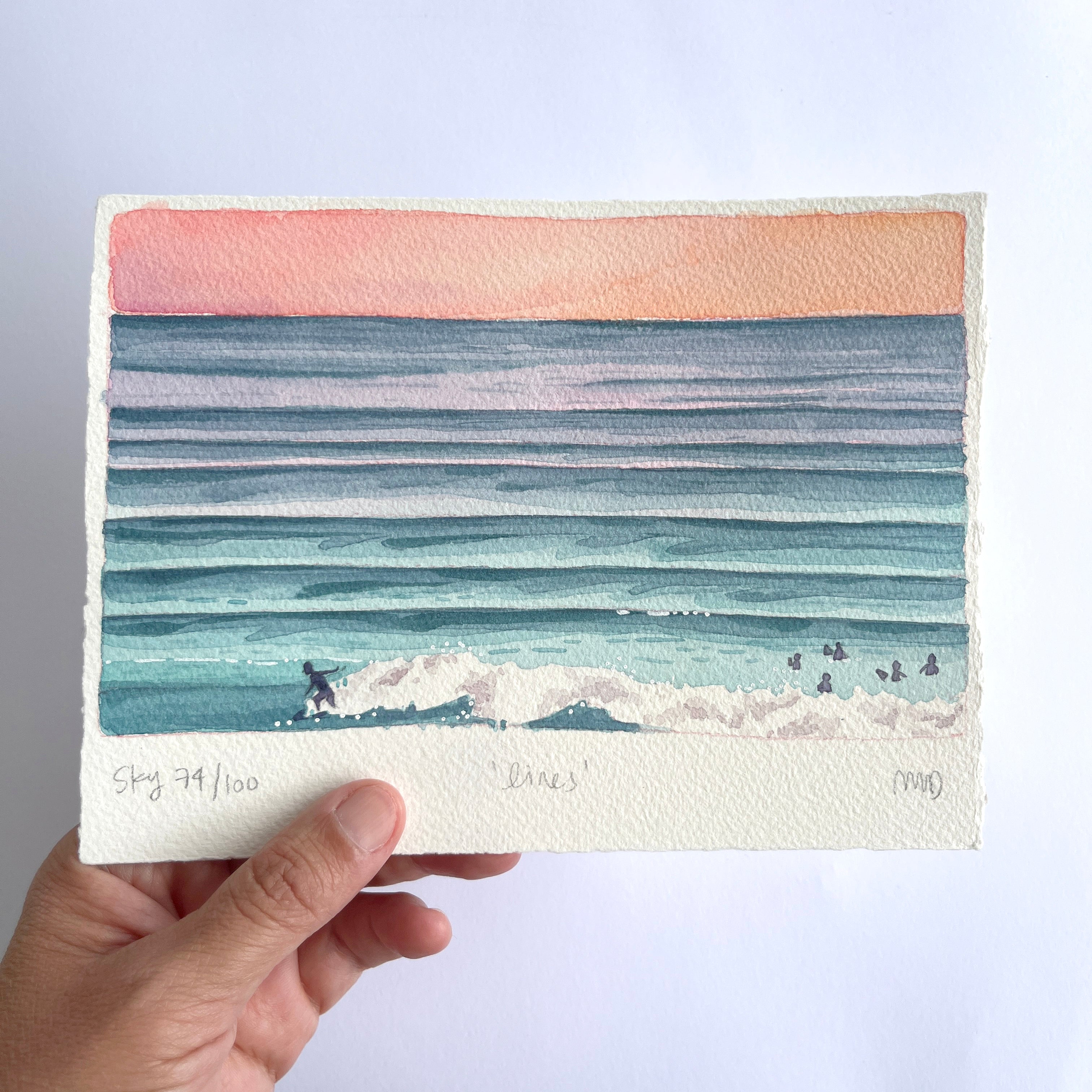 ORIGINAL Skyscape 74/100 – Drawing the Way